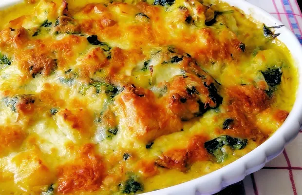 Portuguese Cod and Potato Bake Recipe | Bacalhau com Natas