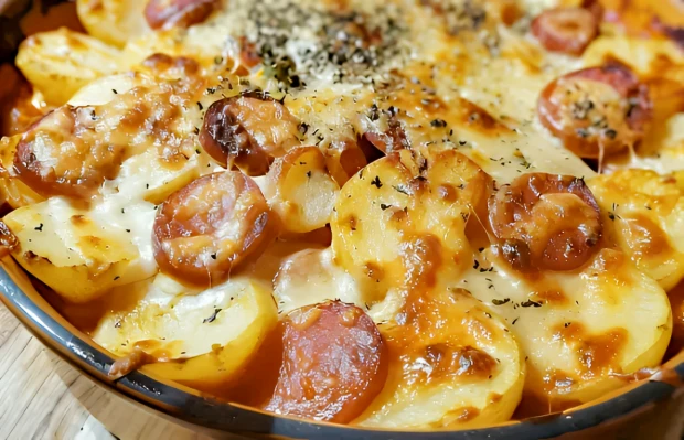 Potato and Chouriço Gratin – A Flavorful Portuguese Dish